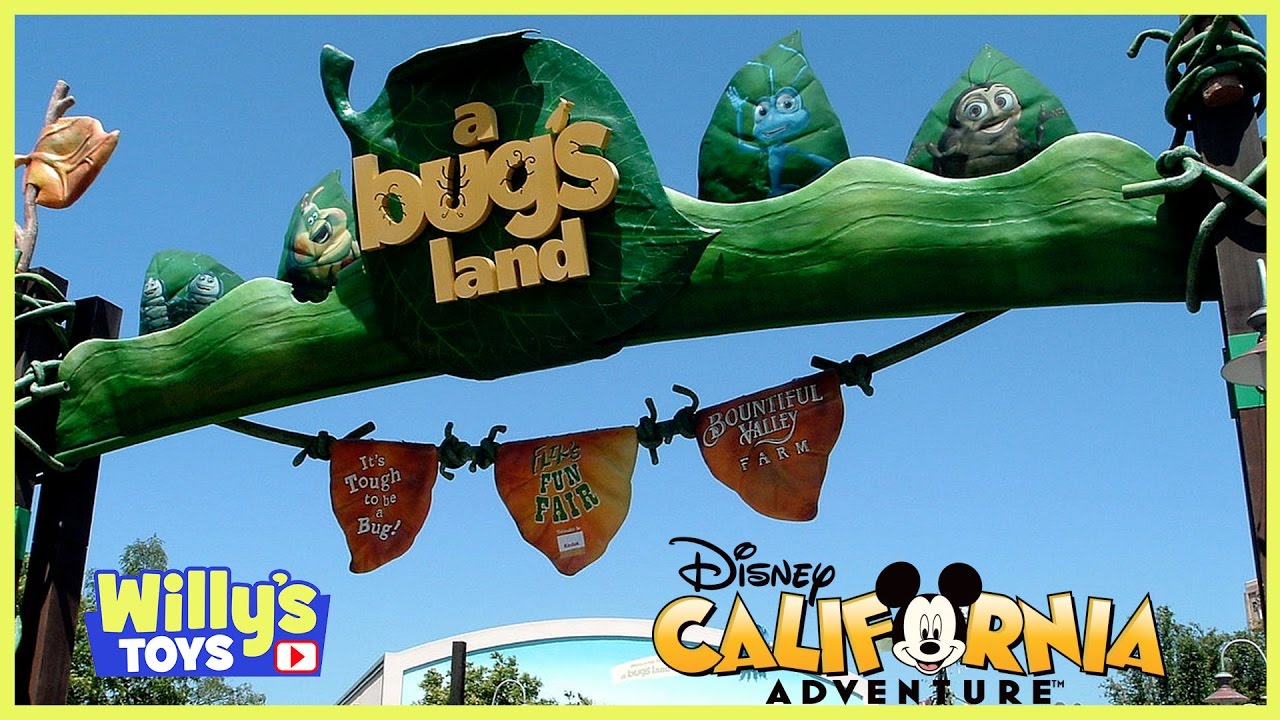 Tour of Disney's California Adventure A BUGS LAND | Disney A Bug' s ...