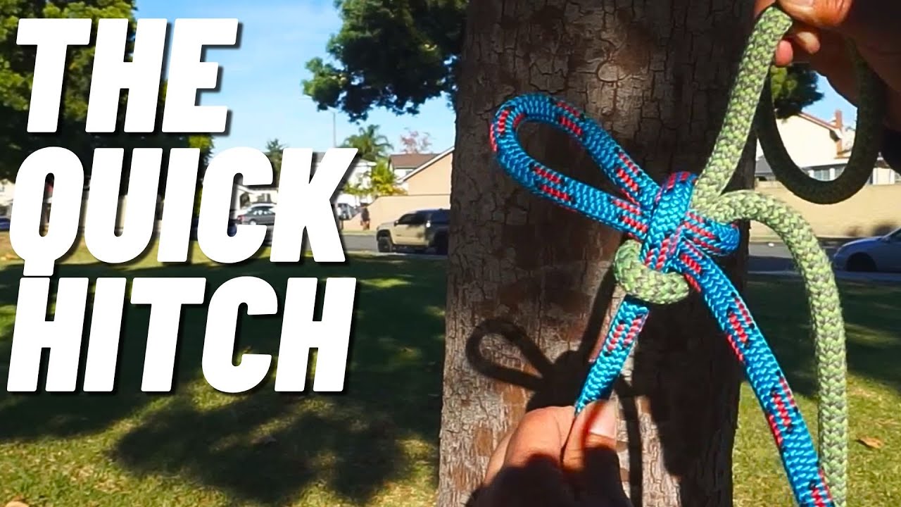Tree Climber Must Know Knots, The Quick Hitch - YouTube