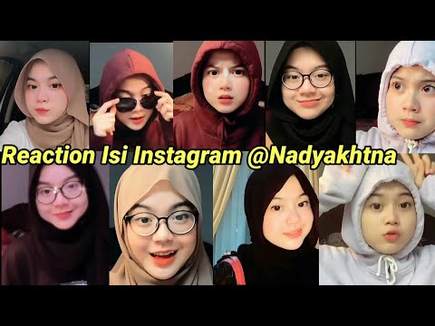 REACTION ISI ISNTAGRAM @nadyakhtna