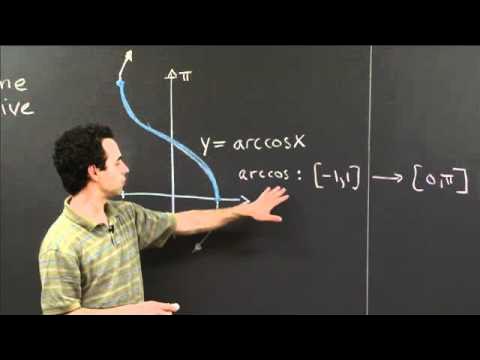 Arccos | MIT 18.01SC Single Variable Calculus, Fall 2010 - YouTube