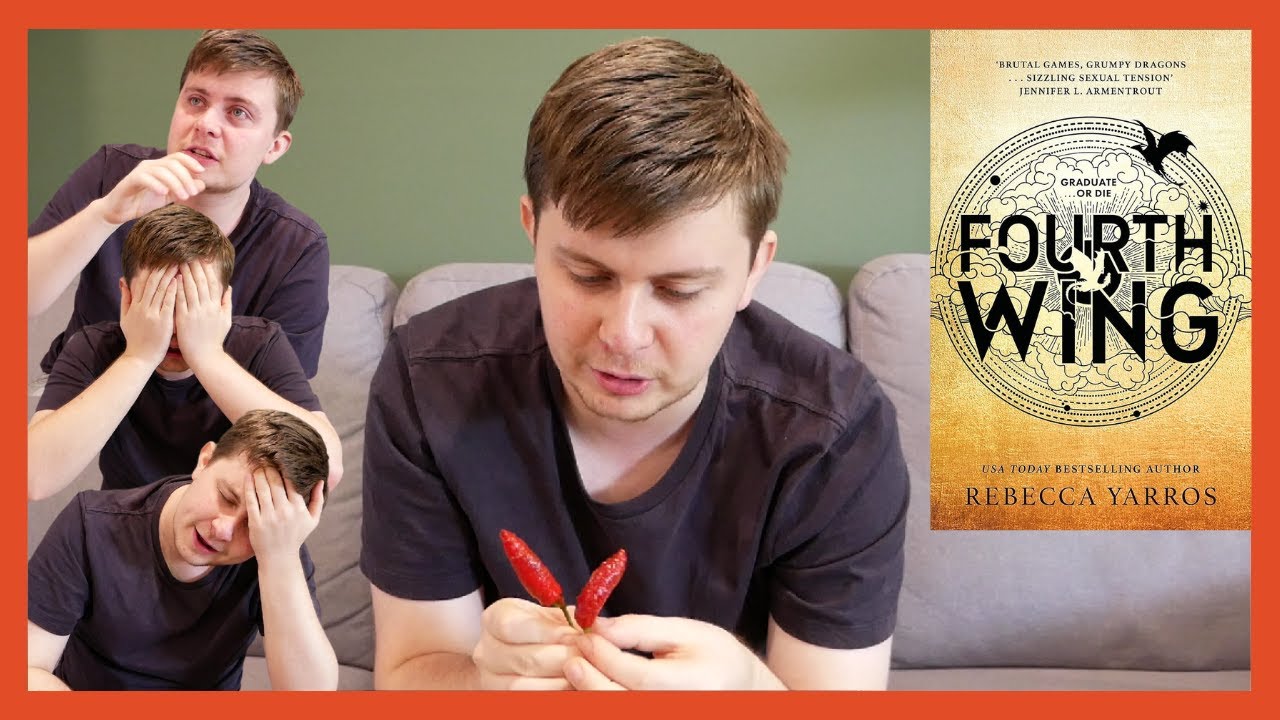 Reviewing 'Fourth Wing' while eating a chilli - YouTube