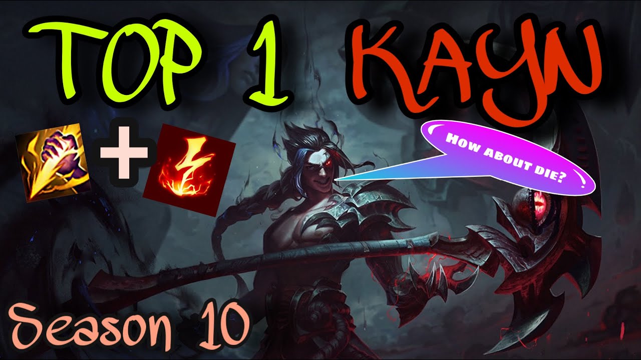 KAYN JUNGLE GAMPLAY LEAGUE OF LEGENDS - YouTube