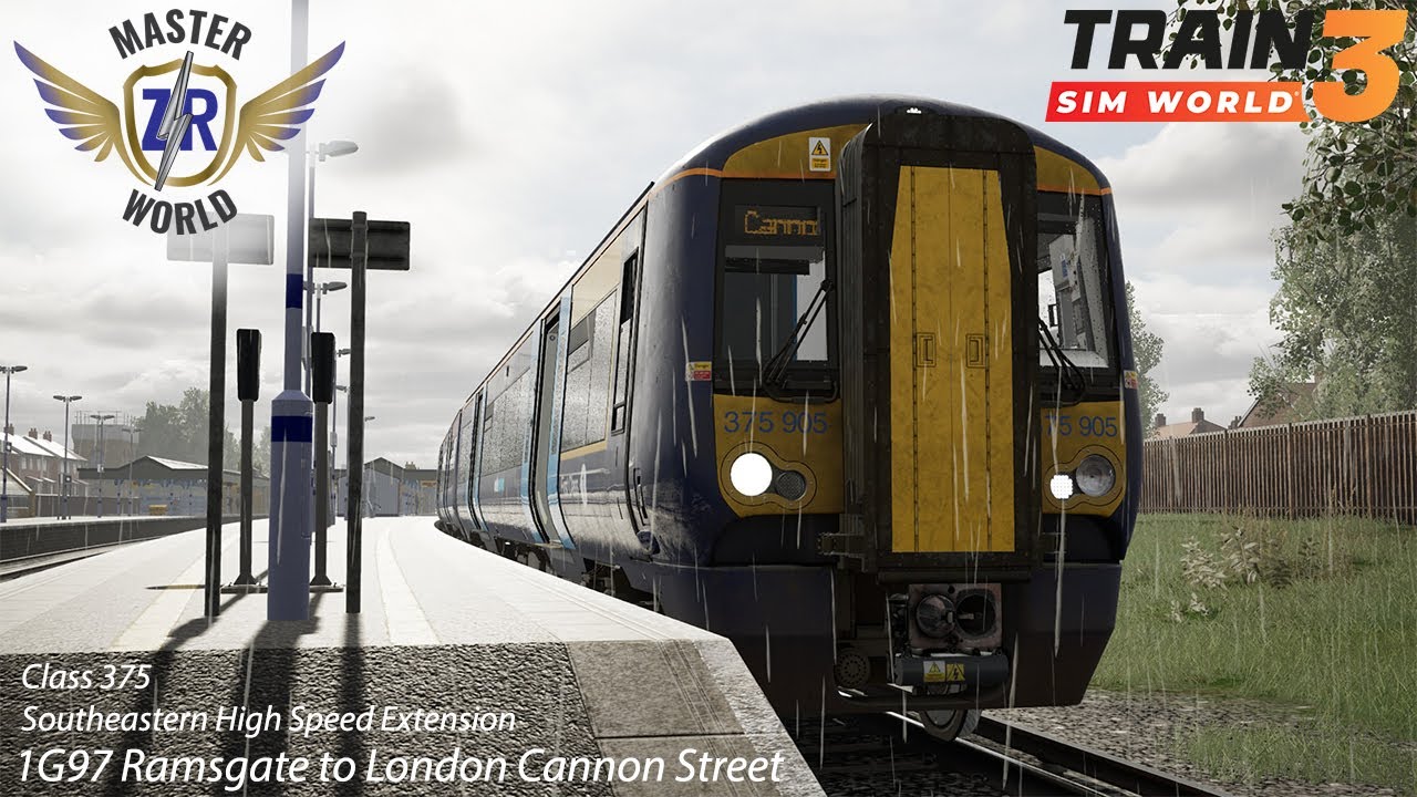 1G97 Ramsgate to London Cannon Street - Southeastern High Speed - Class 375 - Train Sim World 3 ...