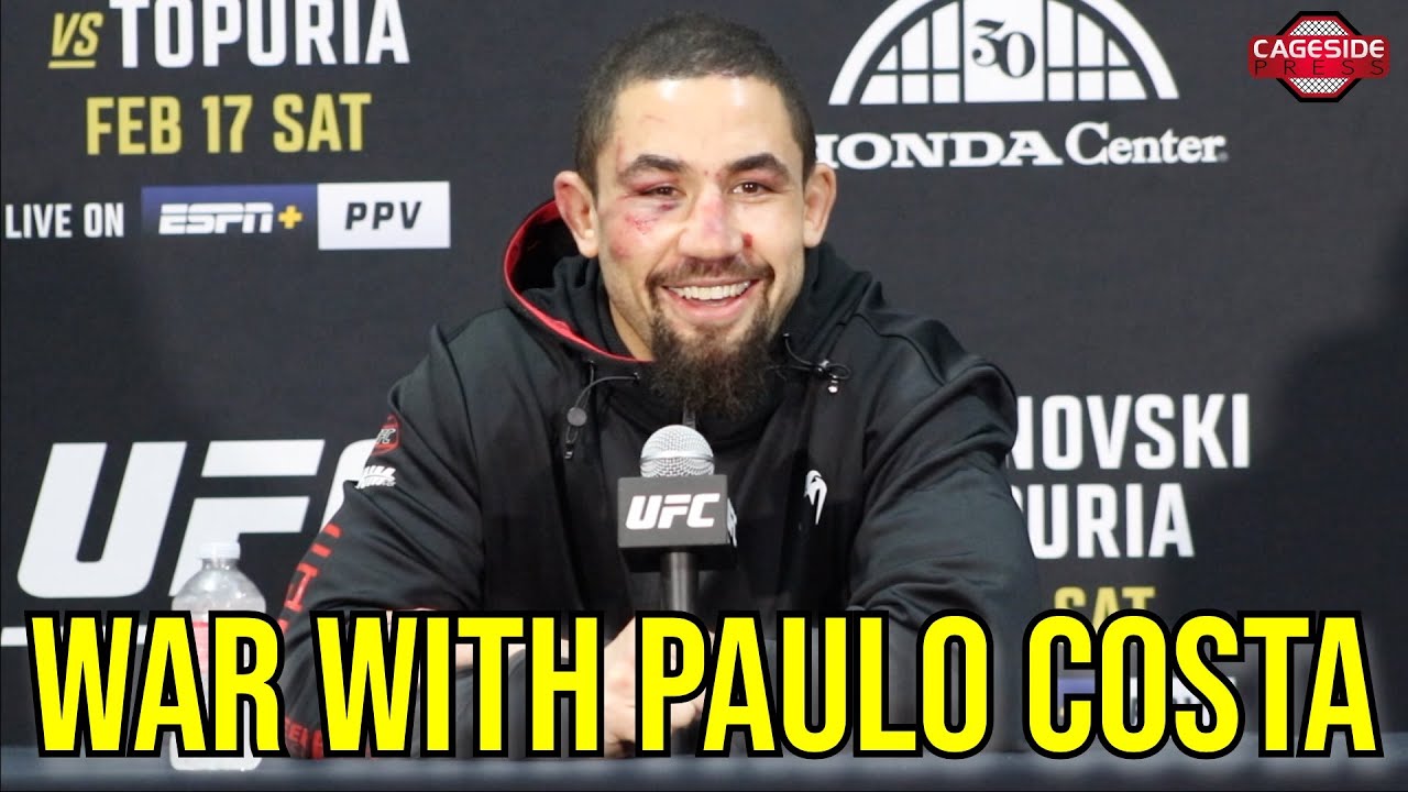 Robert Whittaker Recaps War with Paulo Costa, Middleweight Madness, and ...