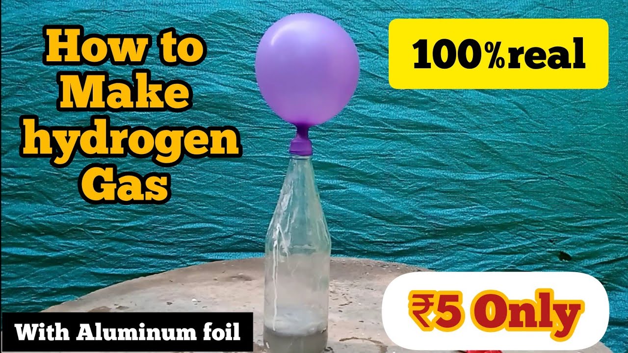 How To Make Hydrogen Gas Balloon At Home || Zone Of Experiment - YouTube