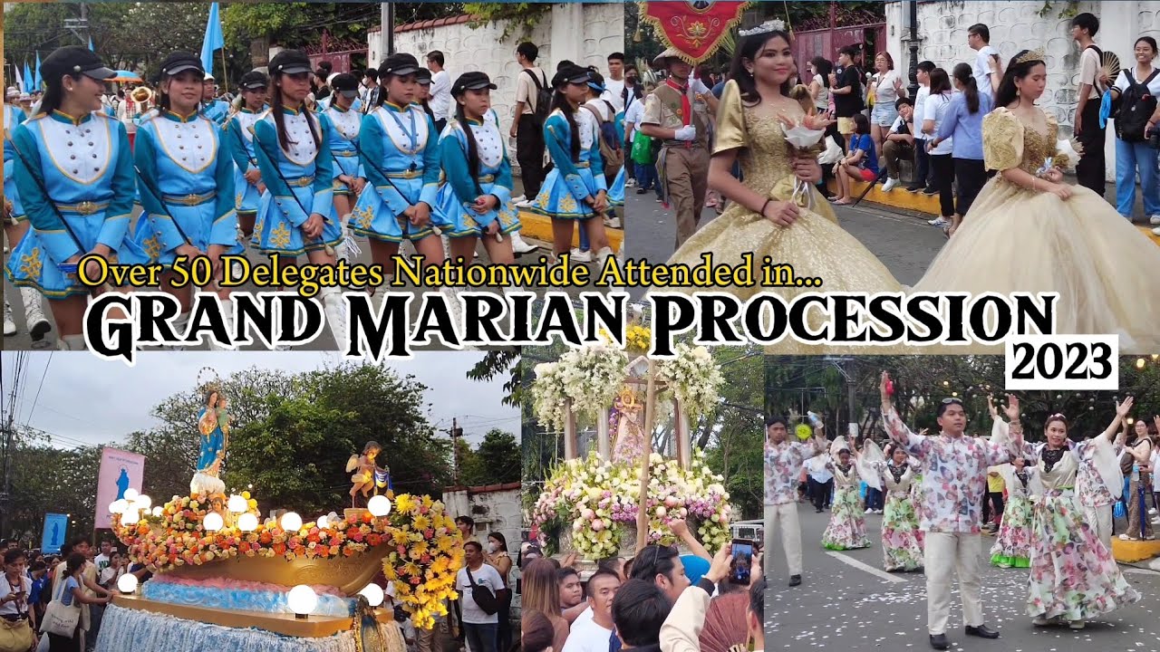 Grand Marian Procession Intramuros Manila: Siksikan Sa Tao! #2023 # ...