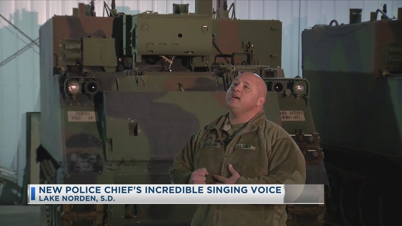 New Police Chief's Incredible Singing Voice - YouTube