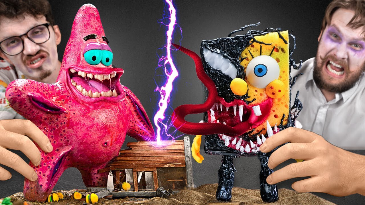 💥Venomized SpongeBob Vs Giant Patrick: The ULTIMATE Clash in an Epic ...
