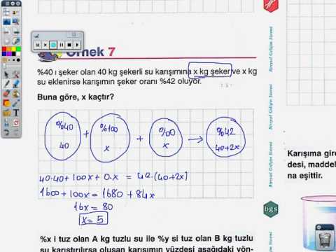 KARIŞIM VE FAİZ PROBLEMLERİ KONU ANLATIMI 2017 YGS