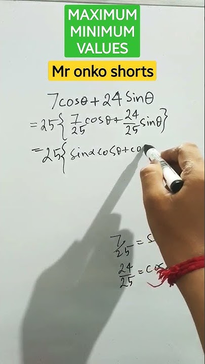 Max and min values of asinx+bcosx |TRIGONOMETRY class 11 tricks #shorts #maths #mathshorts # ...