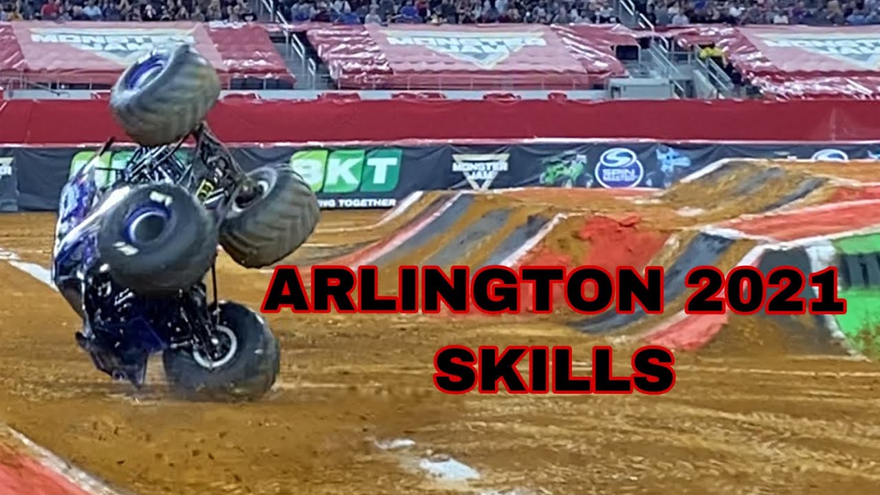 Monster Jam - Skills Arlington 2021 (October) - YouTube