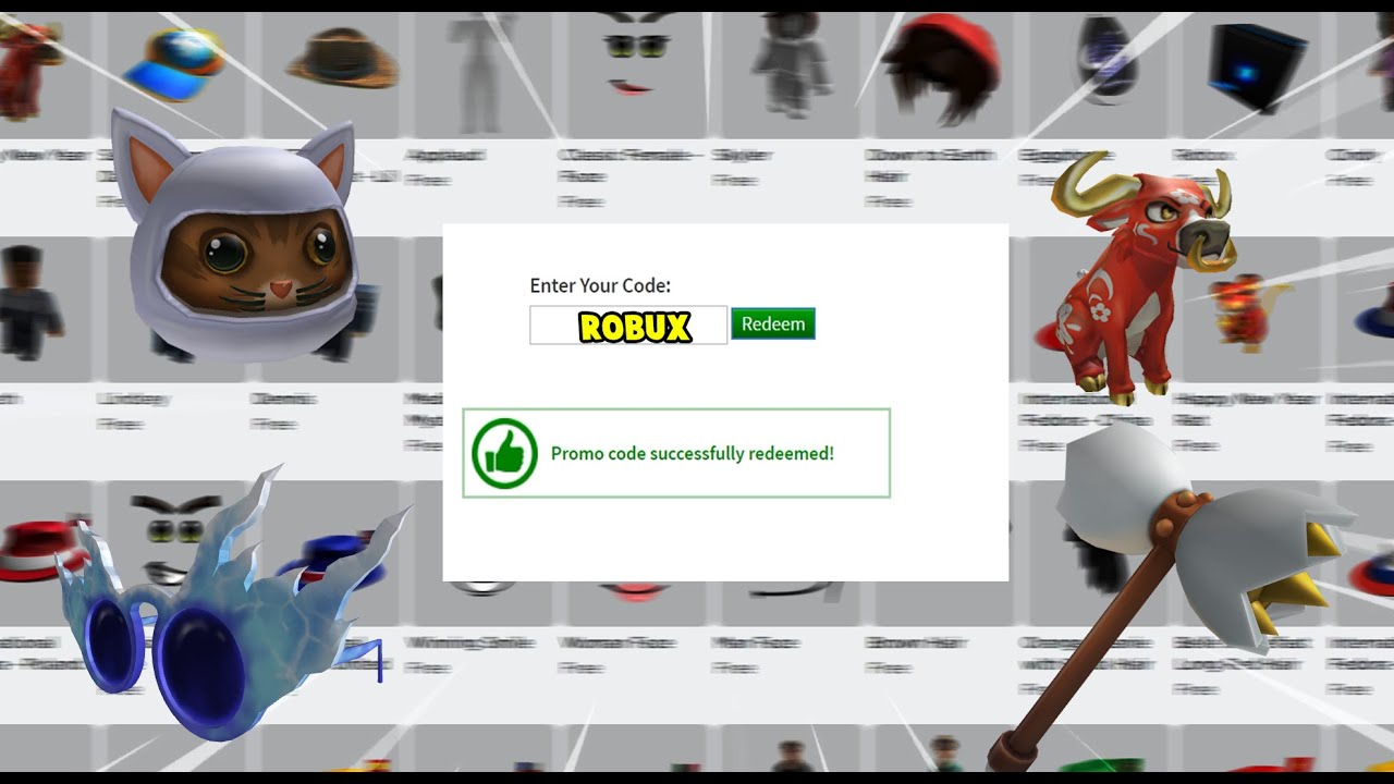 ALL WORKING PROMO CODES ON ROBLOX AND FREE ITEMS IN MARCH 2021! - YouTube