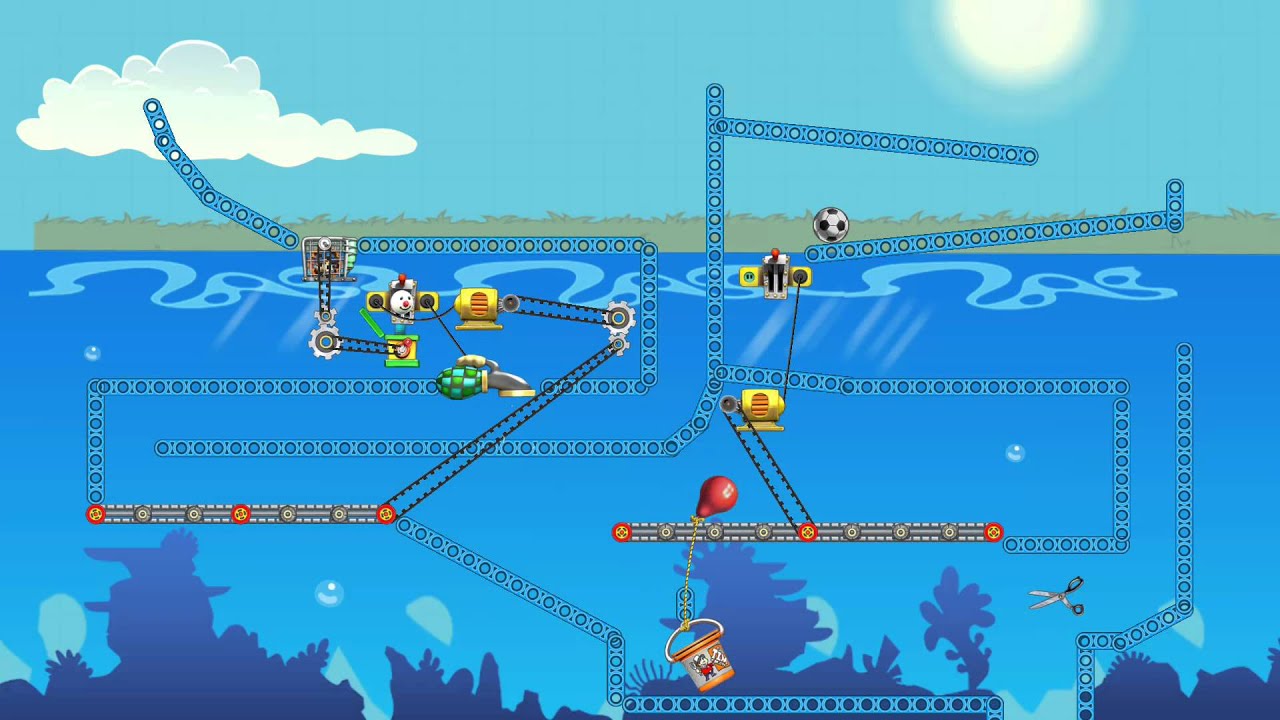 Contraption Maker - Bucket Ball - YouTube