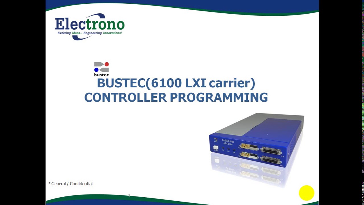 Bustec LXI 6100 interface to Host PC by Electrono Solutions Pvt Ltd ...