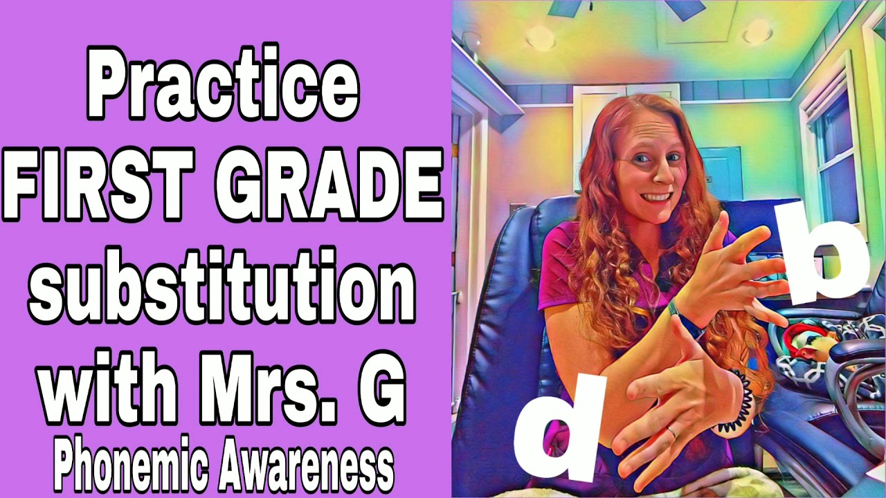 Practice your FIRST GRADE Phonemic Substitution! - YouTube