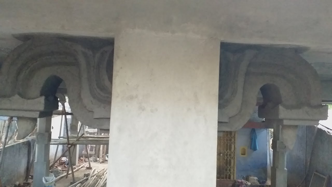 Amazing construction| temple design work process| using sand and cement ...
