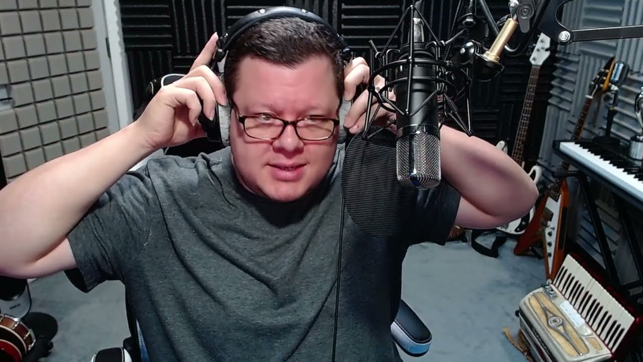 Voice Actor records a commercial - YouTube