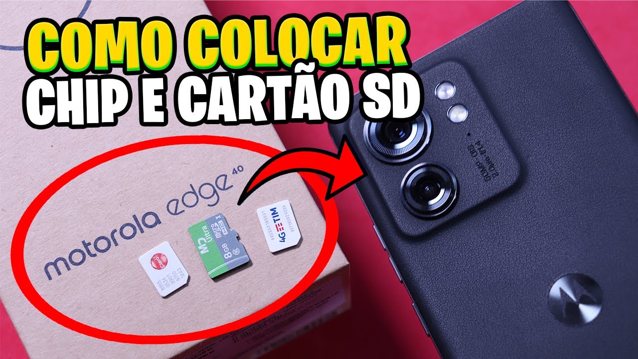 Como colocar chip no Motorola Edge 40 - YouTube