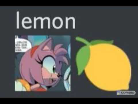 Amy Rose eats a Lemon and Dies - YouTube