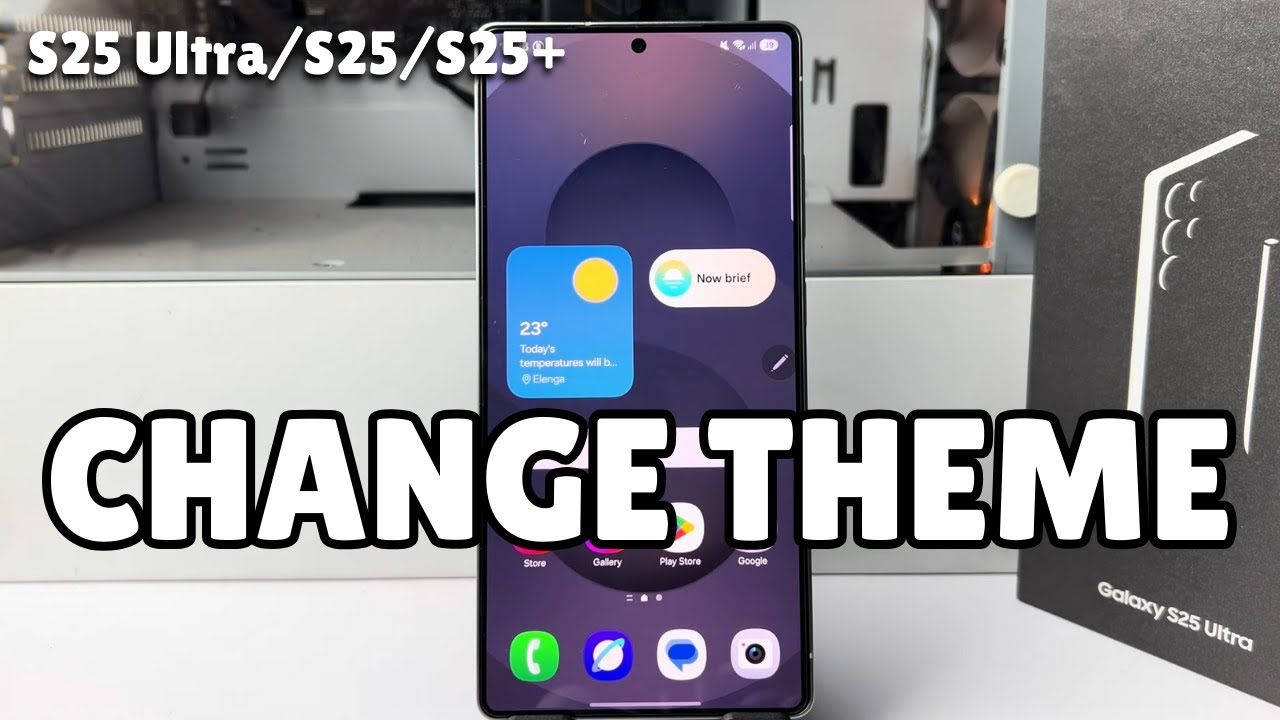 Galaxy S25/ S25 Ultra: How To Change Theme On Samsung - YouTube