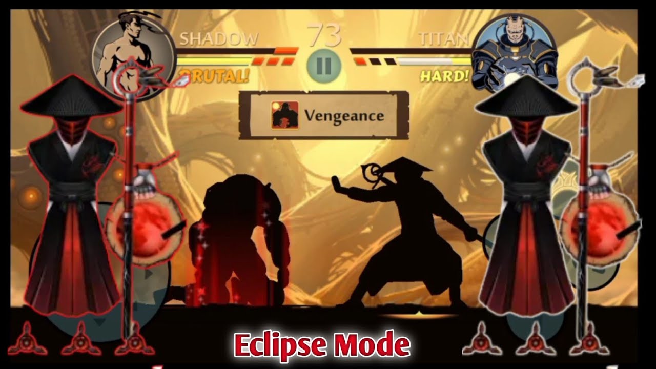Shadow Fight 2 | WARLOCK SET Vs TITAN || Eclipse Mode | 「Android ...