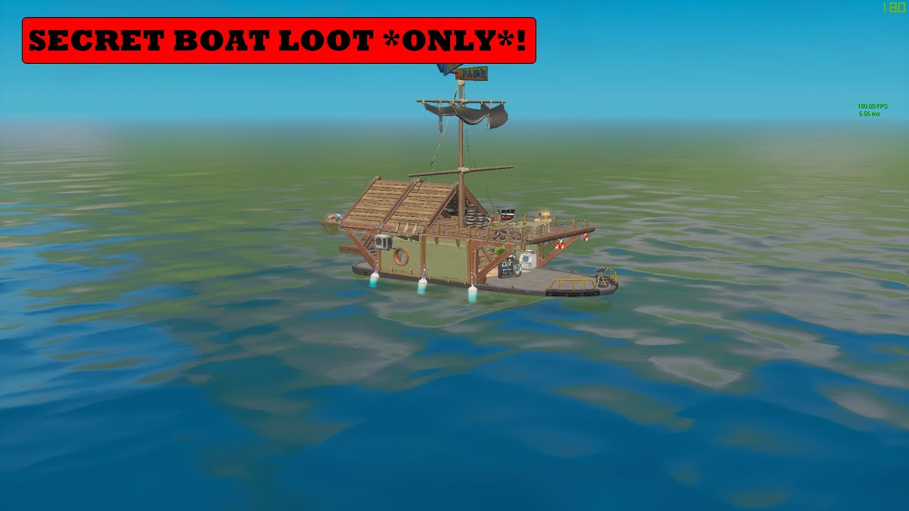 Fortnite | Secret Boat Loot *ONLY* Challenge! - YouTube