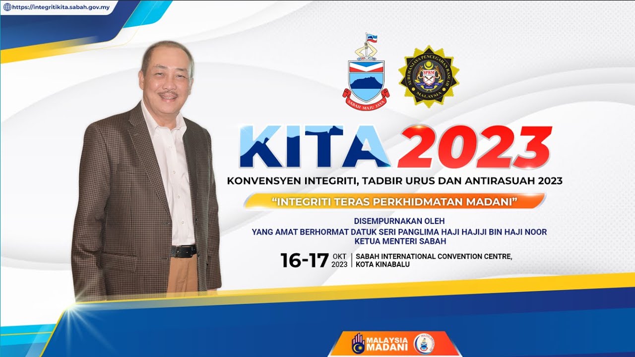 [17 Okt, Selasa] KONVENSYEN INTEGRITI, TADBIR URUS DAN ANTI RASUAH 2023 ...