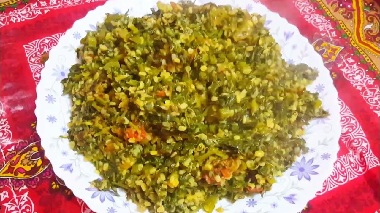 Sarson ka Saag with moong dal| How to make saag| Panjabi Recipe| سرسوں ...