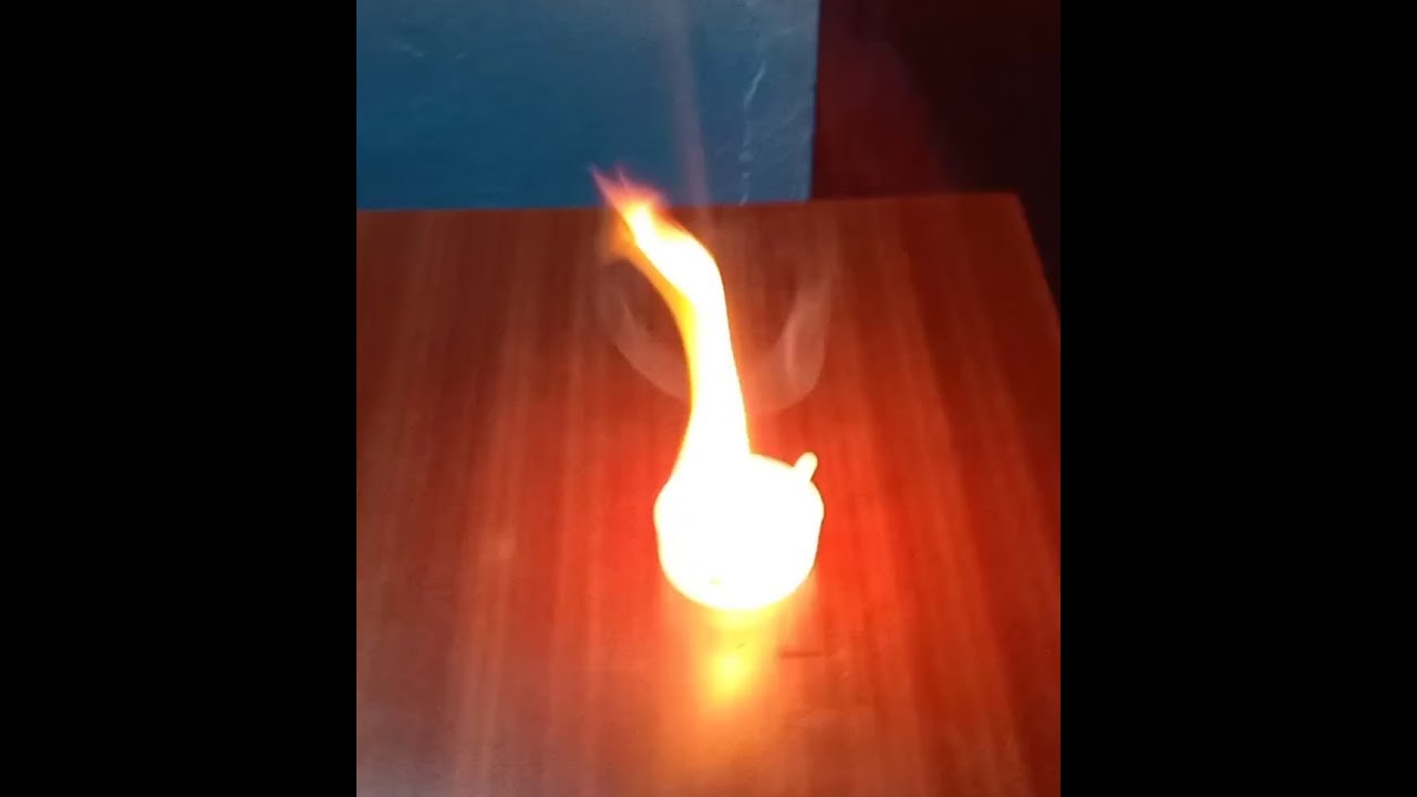 IPA Solution with fire Experiment - YouTube