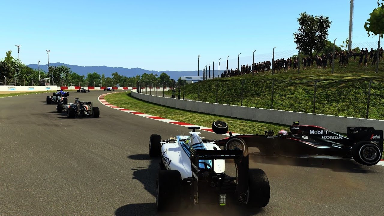 F1 2015 GAME crash compilation #2 - YouTube