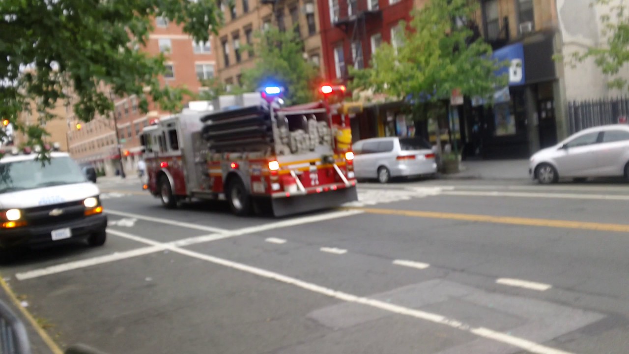 FDNY Engine 71 Responding from Quarters - YouTube
