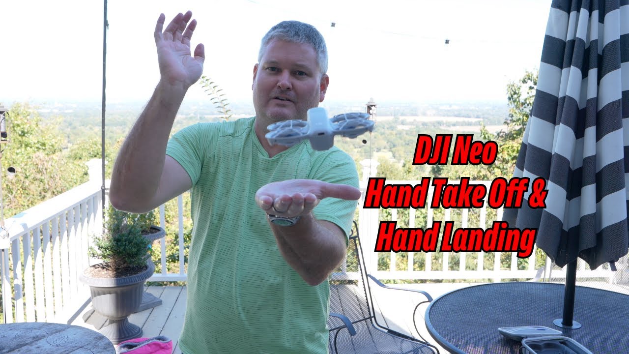 DJI Neo Hand Take Off & Hand Landing Demonstration - YouTube