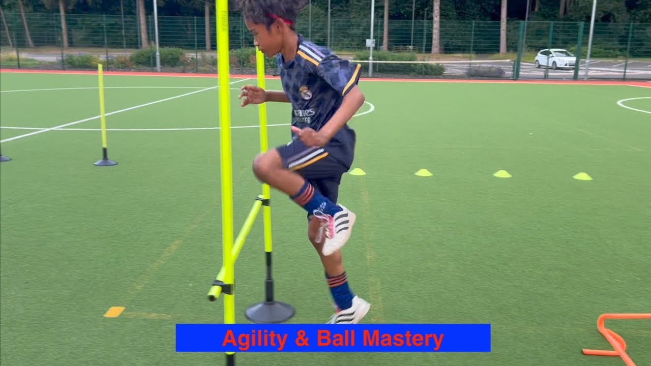 Agility & Ball Mastery Training For Football Players. - YouTube