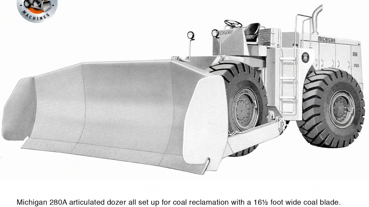Classic Machines: Clark-Michigan's wheel dozers - YouTube