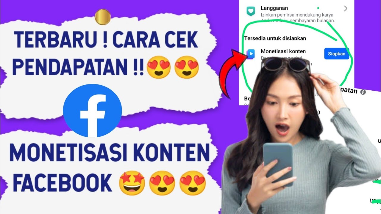 MONETISASI KONTEN FACEBOOK ! CARA CEK PENDAPATAN DI MONETISASI KONTEN FB PRO - YouTube