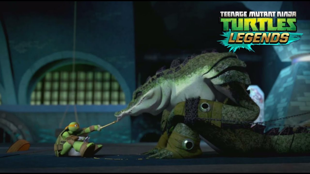 Mikey And Leatherhead | Teenage Mutant Ninja Turtles Legends - YouTube