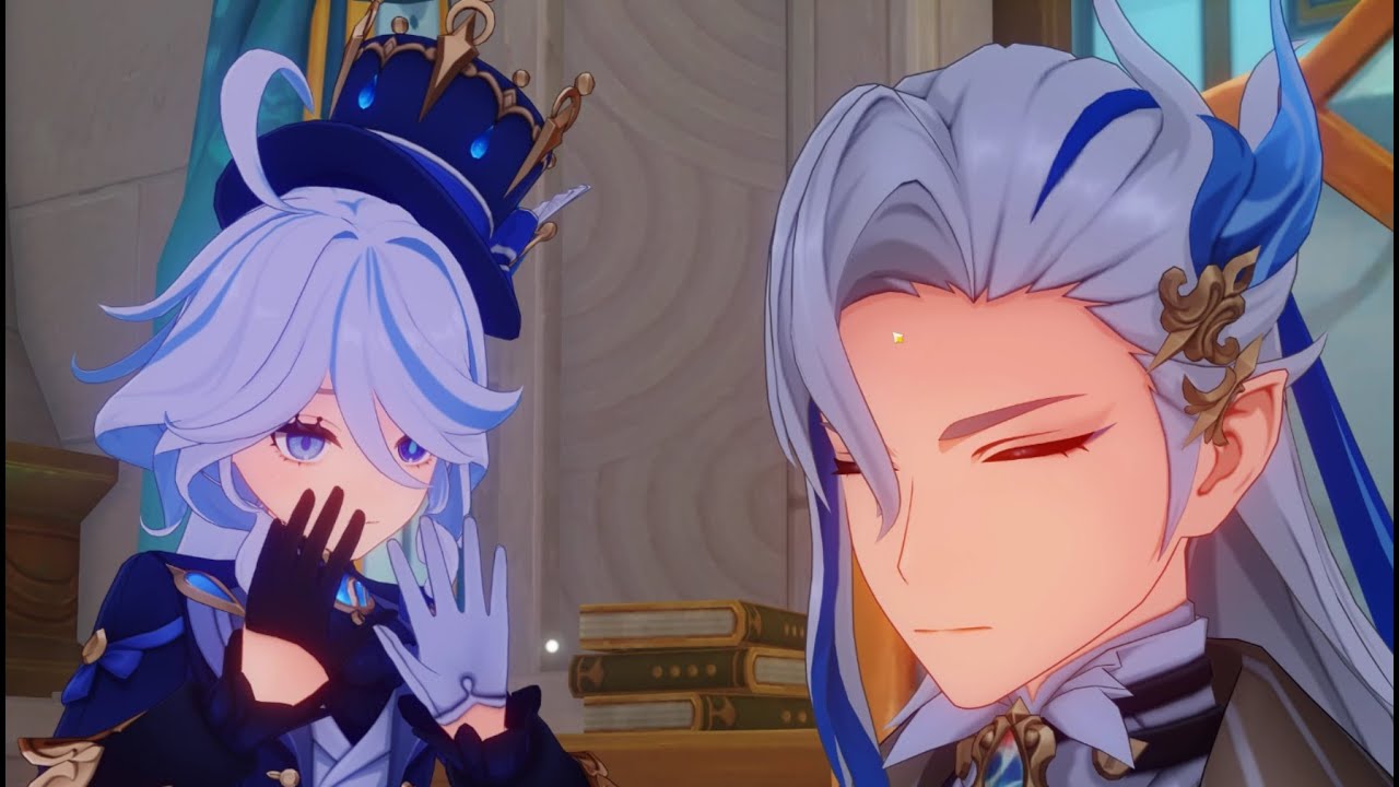 Furina is scared to meet Knave Cut Scene, Patch 4.1 Archon Quest ...