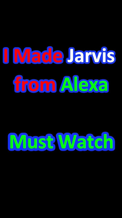 how I made Iron man Jarvis #jarvis #alexa #arduino #project - YouTube