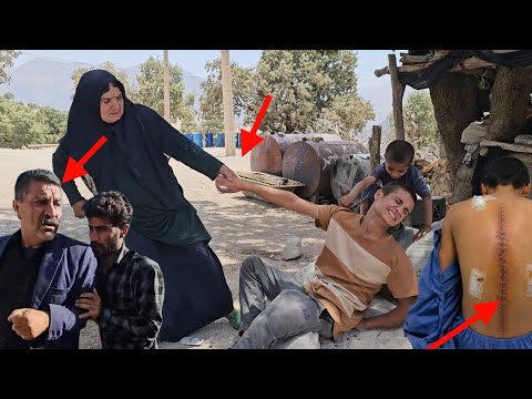 Reza was attacked and fell to the ground; was he taken to the hospital?