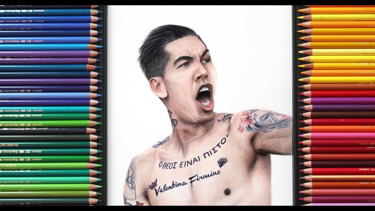 Roberto Firmino drawing...Champions league 2018 finalist - YouTube