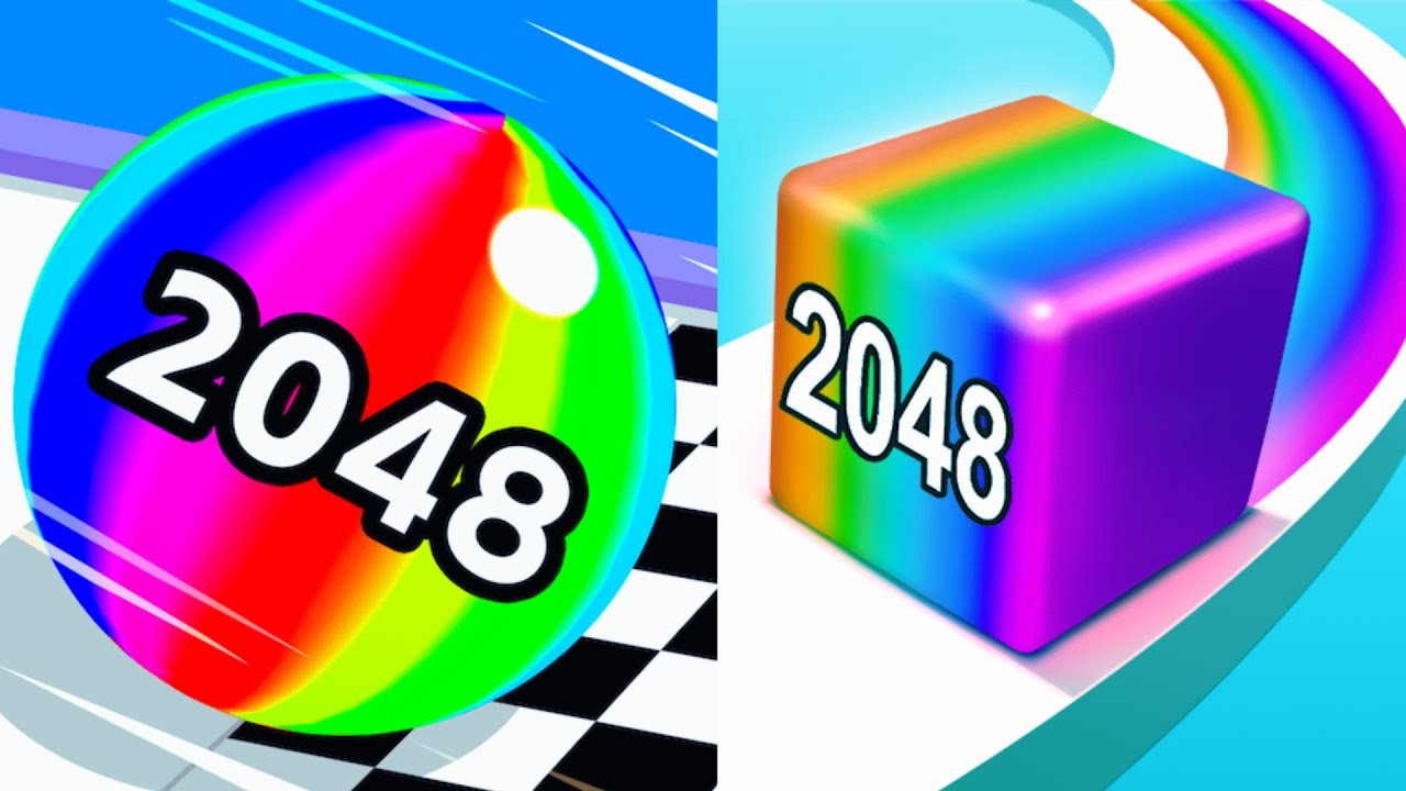 Ball Run VS Jelly Run 2048 💚🍏🥗📗Walkthrough Max Gameplay SE4365 - YouTube