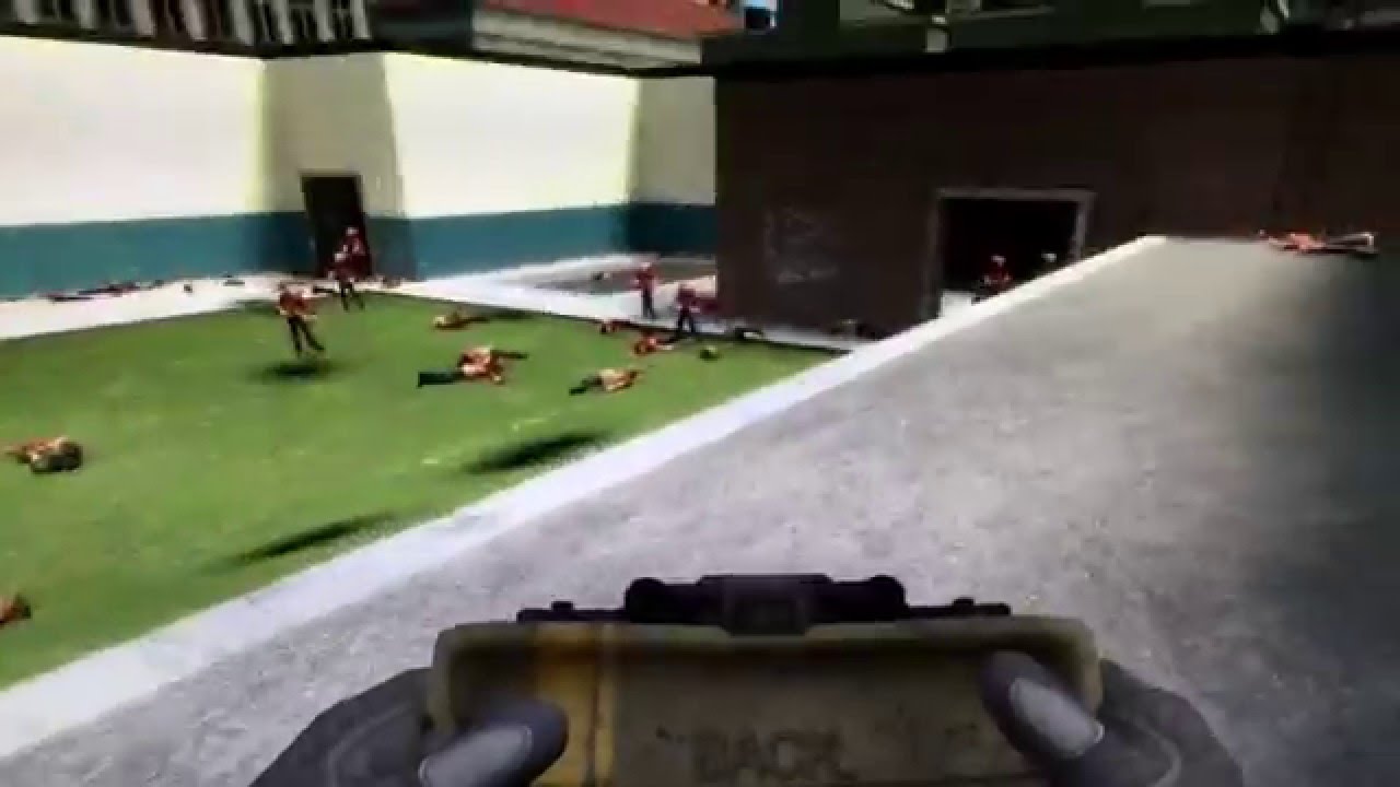 Garry's mod zombie apocalypse map - YouTube