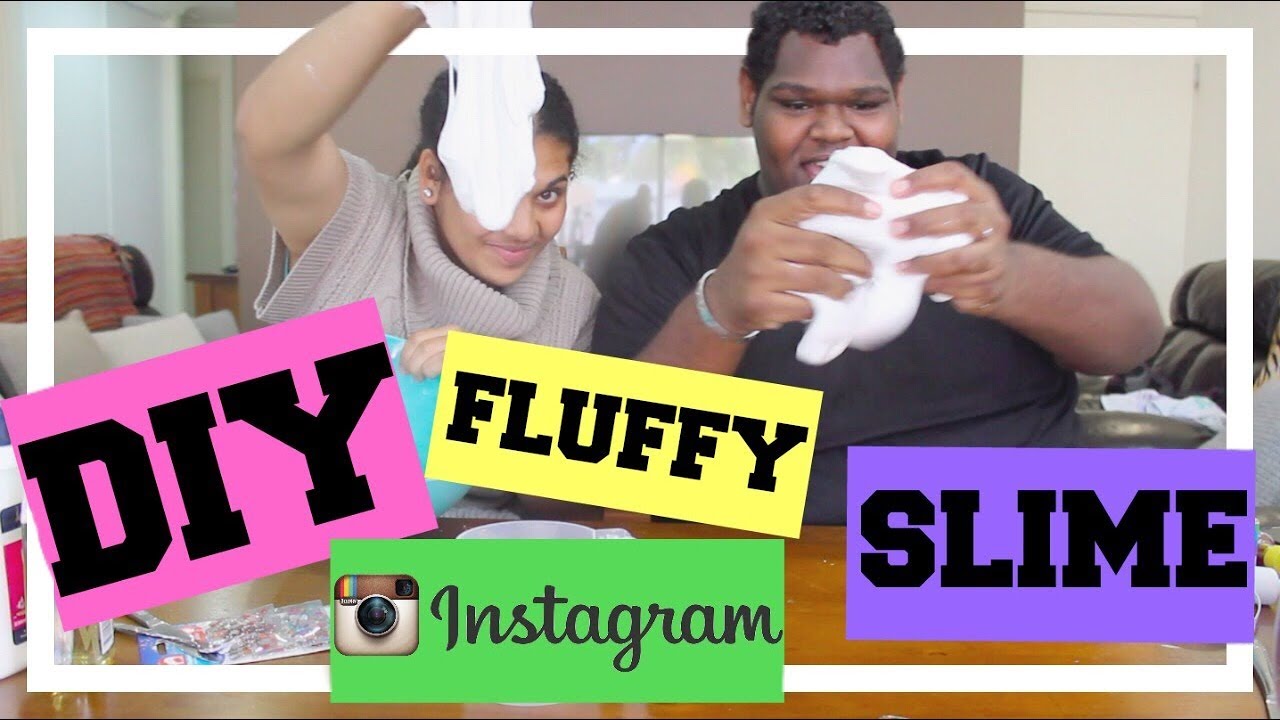 DIY FLUFFY INSTAGRAM SLIME! How to make the BEST INSTAGRAM Slime! - YouTube