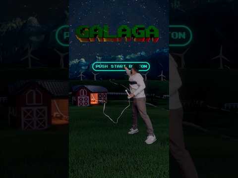 meanwhile....back on the farm #shorts #galaga #arcade