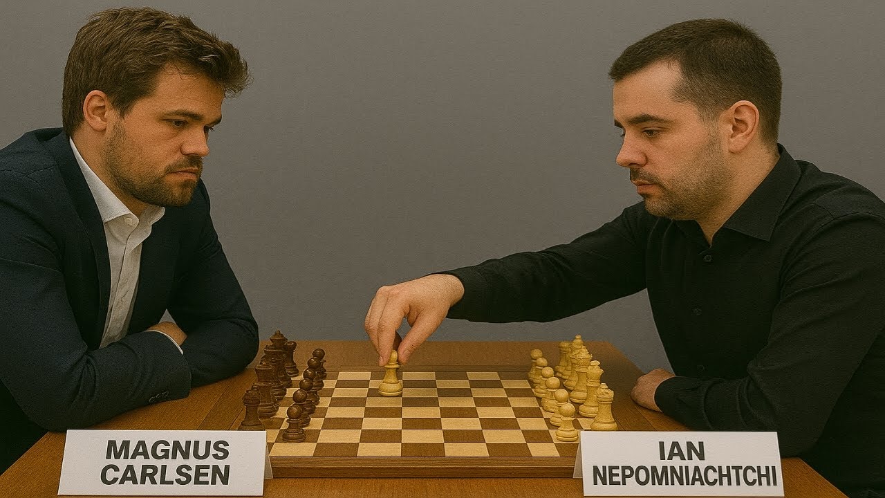 Magnus Carlsen vs Ian Nepimniachtchi // Titled Tuesday. August 19 Early ...