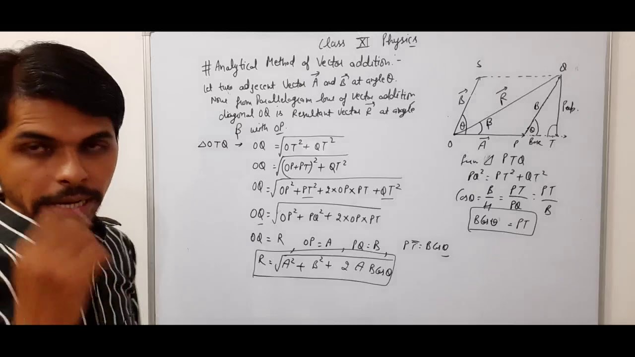 Class 11 physics vectors lecture 4 - YouTube
