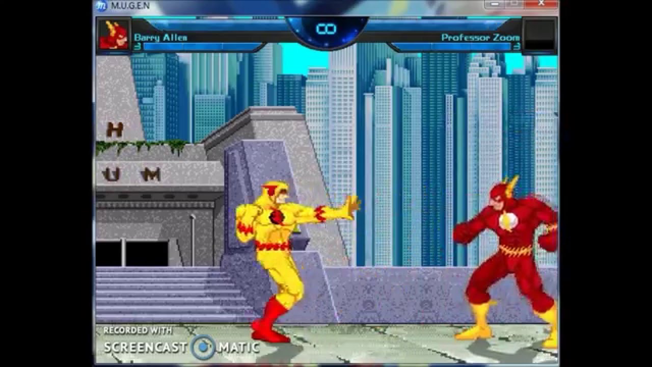 [Mugen] Reverse Flash/Professor Zoom Wip Preview - YouTube
