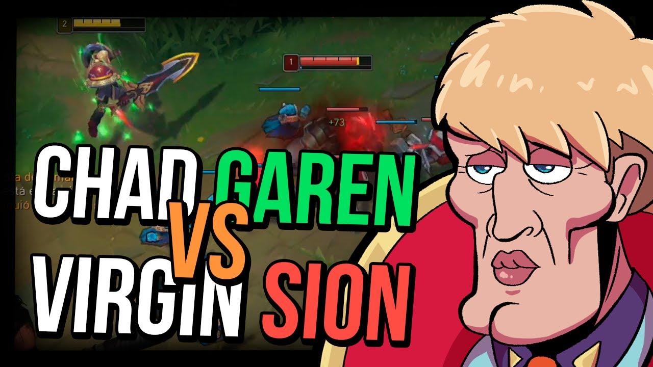EL CHAD GAREN QUE CONGELA LA LINEA CONTRA EL VIRGIN SION QUE LA PUSHEA ...
