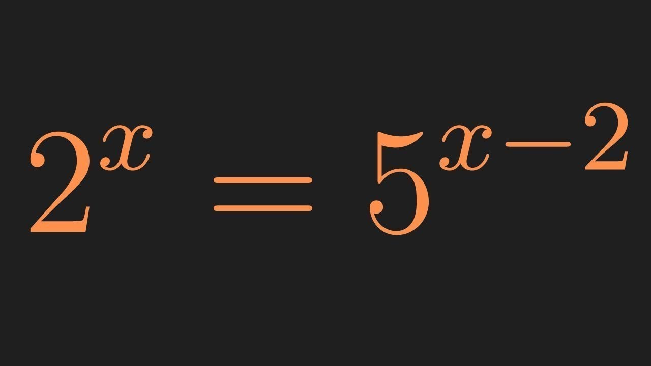 EXPONENTIAL EQUATIONS with different bases WITHOUT a calculator - YouTube