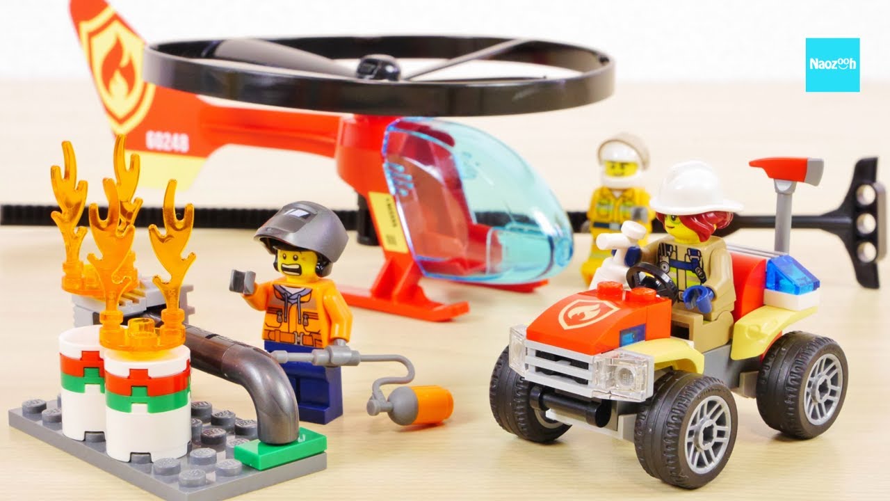 レゴ シティ 出動！消防ヘリコプター 60248 ／ LEGO City Fire Helicopter Response Speed ...